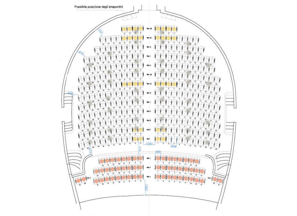 Disposizione poltrone a teatro: quello che devi sapere